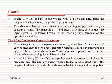 Integrator Op Amp Pdf