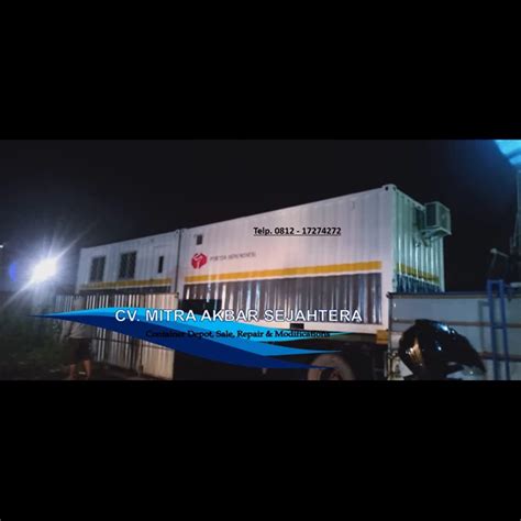 Jual Container Mess 20 Feet Container Office Surabaya Mitra Akbar