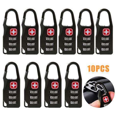 Dlqt Ten Digit Blue Button Password Lock Digital Password Padlock