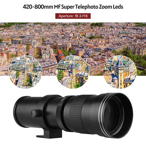 Супер телеобъектив для камеры MF F/8,3-16 420-800 мм T2 Крепление с ...