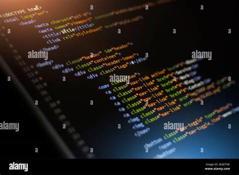 Html Programming Web Coding Language For Website Mix Media Background