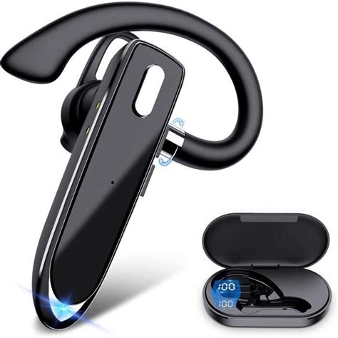 Oreillette Bluetooth Sans Fil V Anti Bruit Fonction Mute Assistant Vocal Casque Mains
