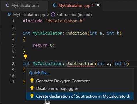 Visual Studio Code C C Extension Automatische Definitionen Und