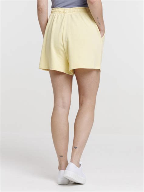 Short Basique Jaune Femme