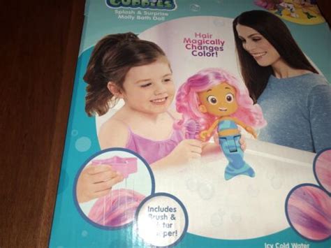 Bubble Guppies Splash And Surprise Molly Bath Doll Toy New Free Shipping