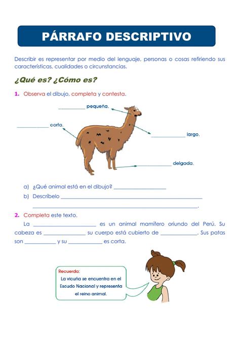 Ejercicio Online De Textos Descriptivos Textos Descriptivos Ejercicios Interactivos Textos