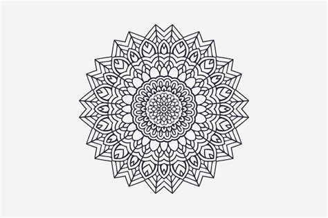 흑백 패턴으로 장식용 만다라 배경입니다 흑인과 백인 만다라 벡터입니다 색칠하기 책에 대한 흑백 만다라 패턴의 장식 장식 아랍 스타일의 만다라 패턴입니다 프리미엄 벡터