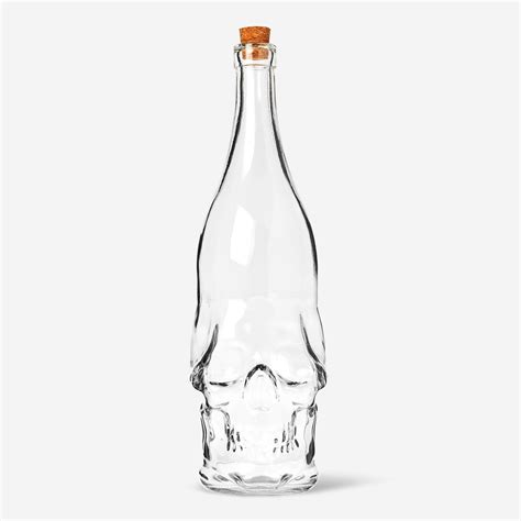 Skull Shaped Glass Bottle 970 Ml Flying Tiger Copenhagen