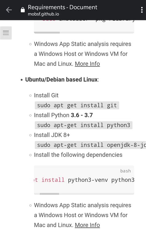 No Check If Virtualenv Was Created In Setupsh · Issue 1091 · Mobsf