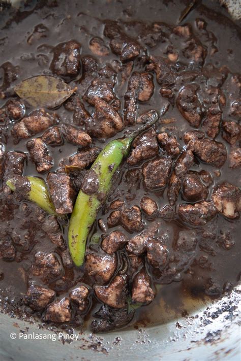 How To Cook Dinuguan Using Sinigang Mix Recipe Dinuguan Recipe