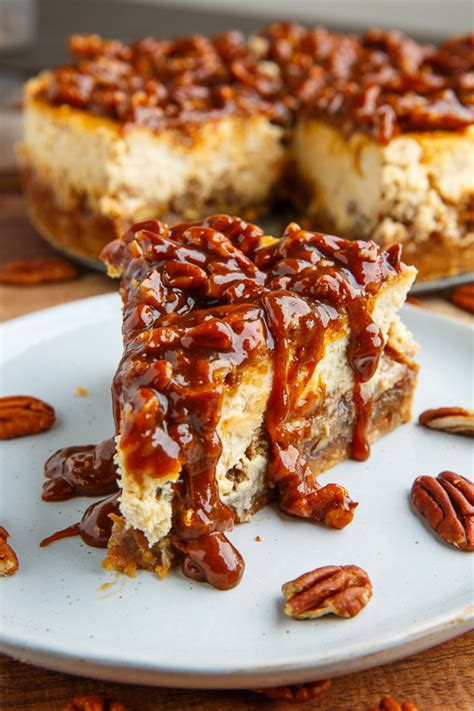 Pecan Pie Cheesecake With Pecan Caramel Sauce Closet Cooking