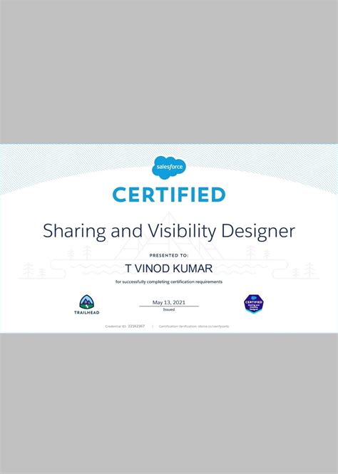 Vinod Thatikonda On Linkedin Salesforcecertified