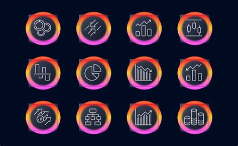 막대 차트 설정 아이콘 다이어그램 통계 통계 데이터 분석 분석 프리젠 테이션 그래프 시각 자료 인포그래픽 개념입니다 유리 형태