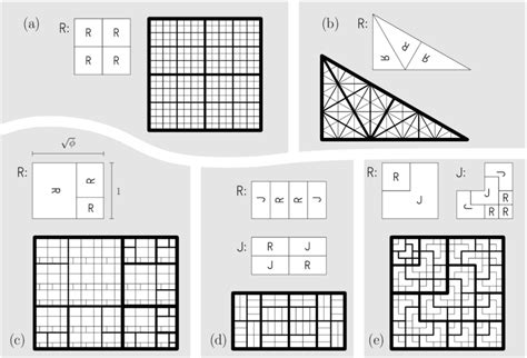 Examples Of Recursive Tilings A A Simple Uniform Regular Recursive Download Scientific