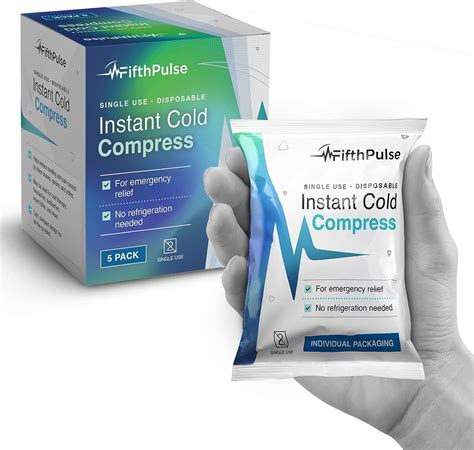 Disposable Instant Ice Packs 20 Pack 5 X 6 Cold Compress