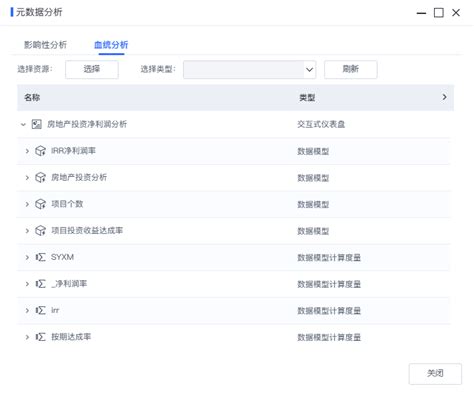影响性血统分析 Smartbi Insight V11帮助中心