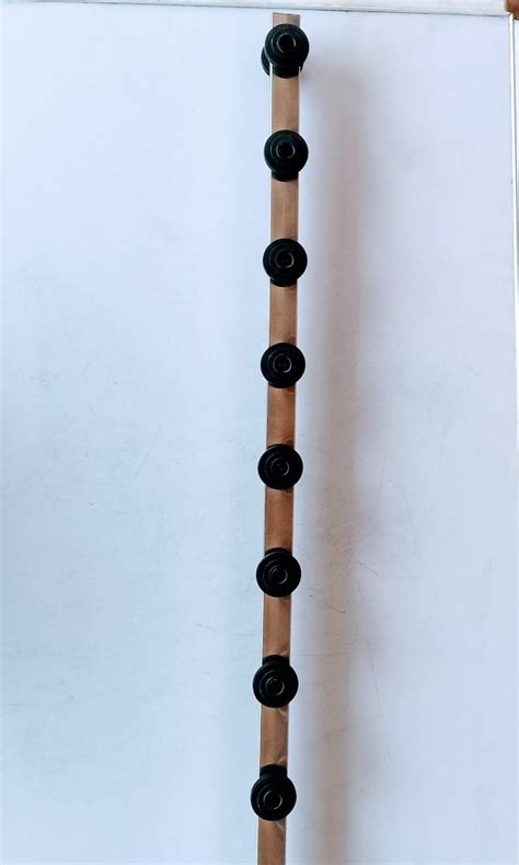 2525 8lines Silver Stainless Four Corner Flat Tiny Pole Single Phase