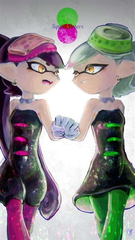 Squid Sisters Splatoon Splatoon Games Nintendo Splatoon Splatoon 2