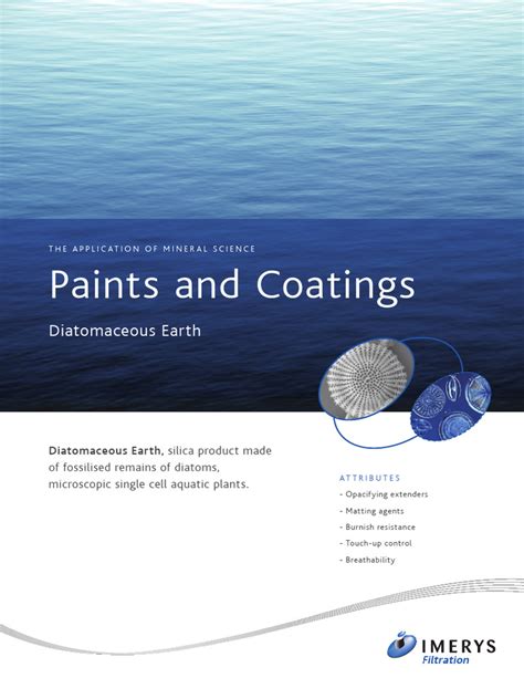 Imerys Filtration Mineralsproduct Overview Coatings Pdf Earth