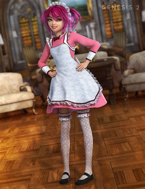 The Maid Outfit Textures Daz 3d