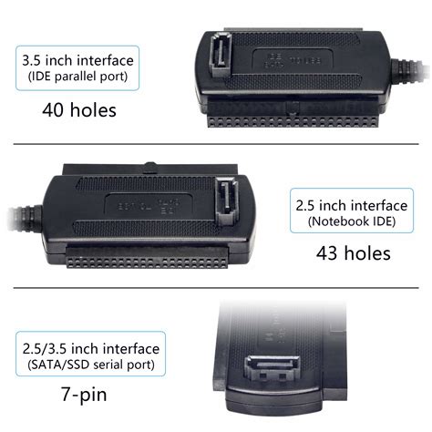 GetUSCart SinLoon USB To SATA IDE Converter Cable Adapter USB 2 0 To 2