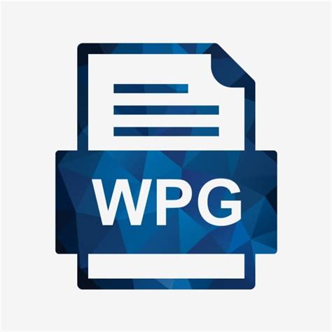 Gambar Ikon Dokumen File Wpg Wpg Dokumen File Png Dan Vektor Dengan Background Transparan