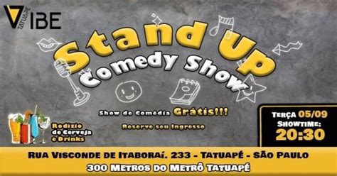 STAND UP GRATIS TATUAPÉ em São Paulo Sympla