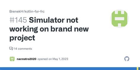 Simulator Not Working On Brand New Project Issue BrenekH Kotlin For Frc GitHub