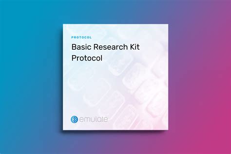 Chip S1 Basic Research Kit Protocol Emulate