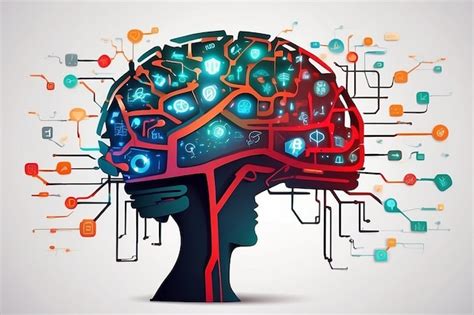 Concept Of Thinkingbackground With Brain CPU Mind Series Technology