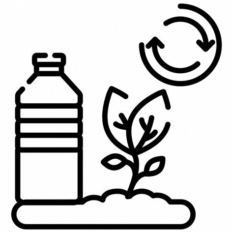 Reusability Bottle Plastic Plant Functional Reliability Ergonomy Icon Download On Iconfinder