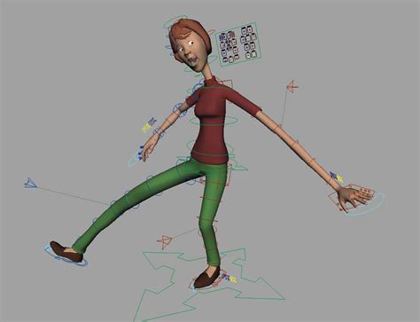 Mike And Tina Character Rig For Maya Free Character Rigs Downloads