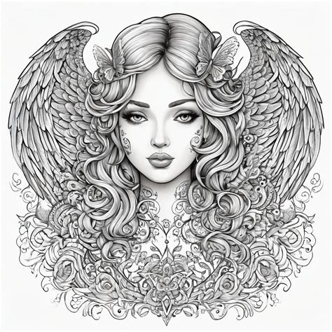 Tattooed Chubby Angel Stable Diffusion Online