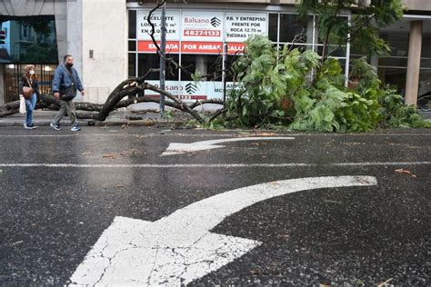 Cómo sigue el tiempo luego de las ráfagas de viento que causaron incidentes en la región centro