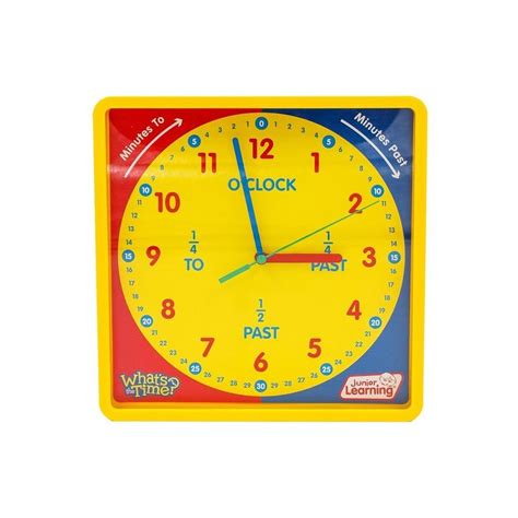 Whats The Time Classroom Clock Big W