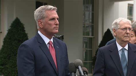 Video Congressional Leaders Give Update On Debt Ceiling Negotiations