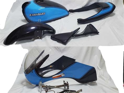代購代標第一品牌－樂淘letao－ゼファー400 外装 カスタムペイント 外装フルセット ロケットカウル タンク サイドカバー テールカウル