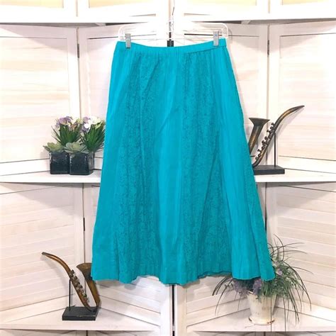 Susan Graver Lace Full Skirts Mercari