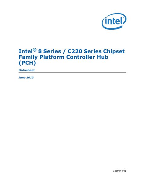 8 Series Chipset Pch Datasheet Pdf Computer Science Computing