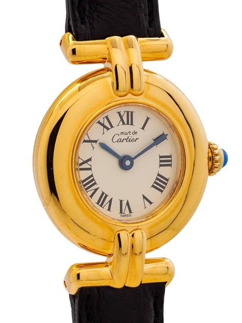 Cartier Lady Must De Colisee Vermeil Quartz Circa 1990s At 1stdibs