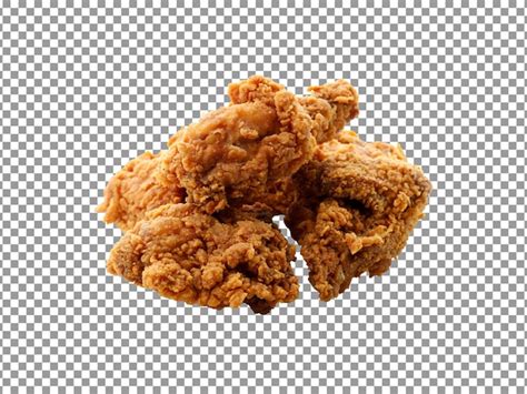 Premium Psd Crispy Fried Chicken Piece