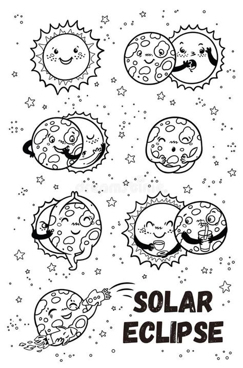 Top 20 Solar Eclipse Coloring Pages Solar System Colo Vrogue Co