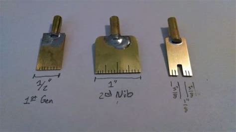 Diy Calligraphy Nibs Get Down To Brass Tacks Hackaday