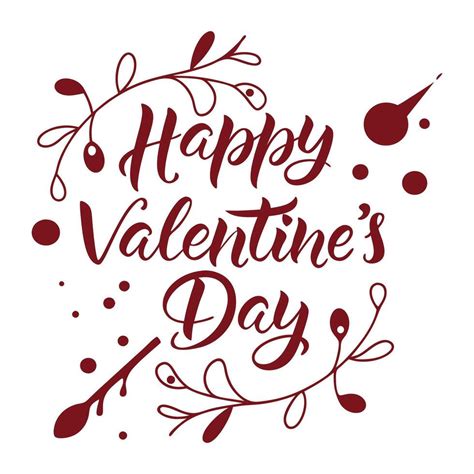 Happy Valentines Day Grating Card 55334395 Vector Art At Vecteezy