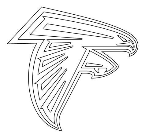 Nfl Atlanta Falcons Stencil Free Download Atlanta Falcons Logo