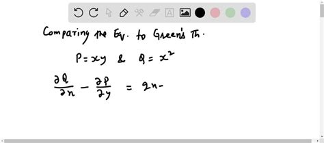 Solved Use Greens Theorem [formula 9 7 ] To Evaluate The Given