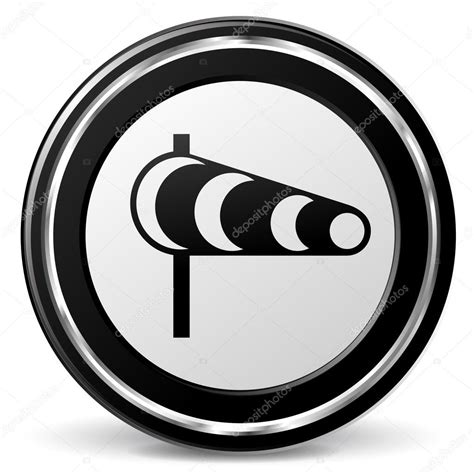 Wind Icon With Metal Ring Stock Vector By ©nickylarson 67372067