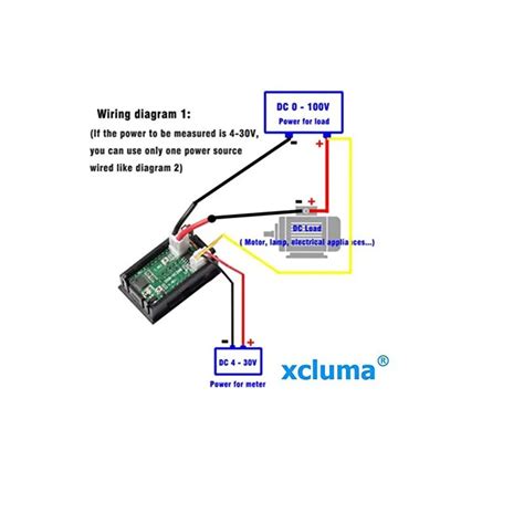 Digital Voltmeter Ammeter Wiring Diagram Wiring Draw And Schematic