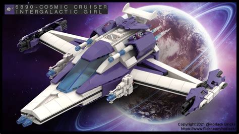 Lego Moc 6890 Cosmic Cruiser Intergalactic Girl By Horlack
