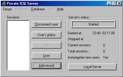 ICQ Server How To Use